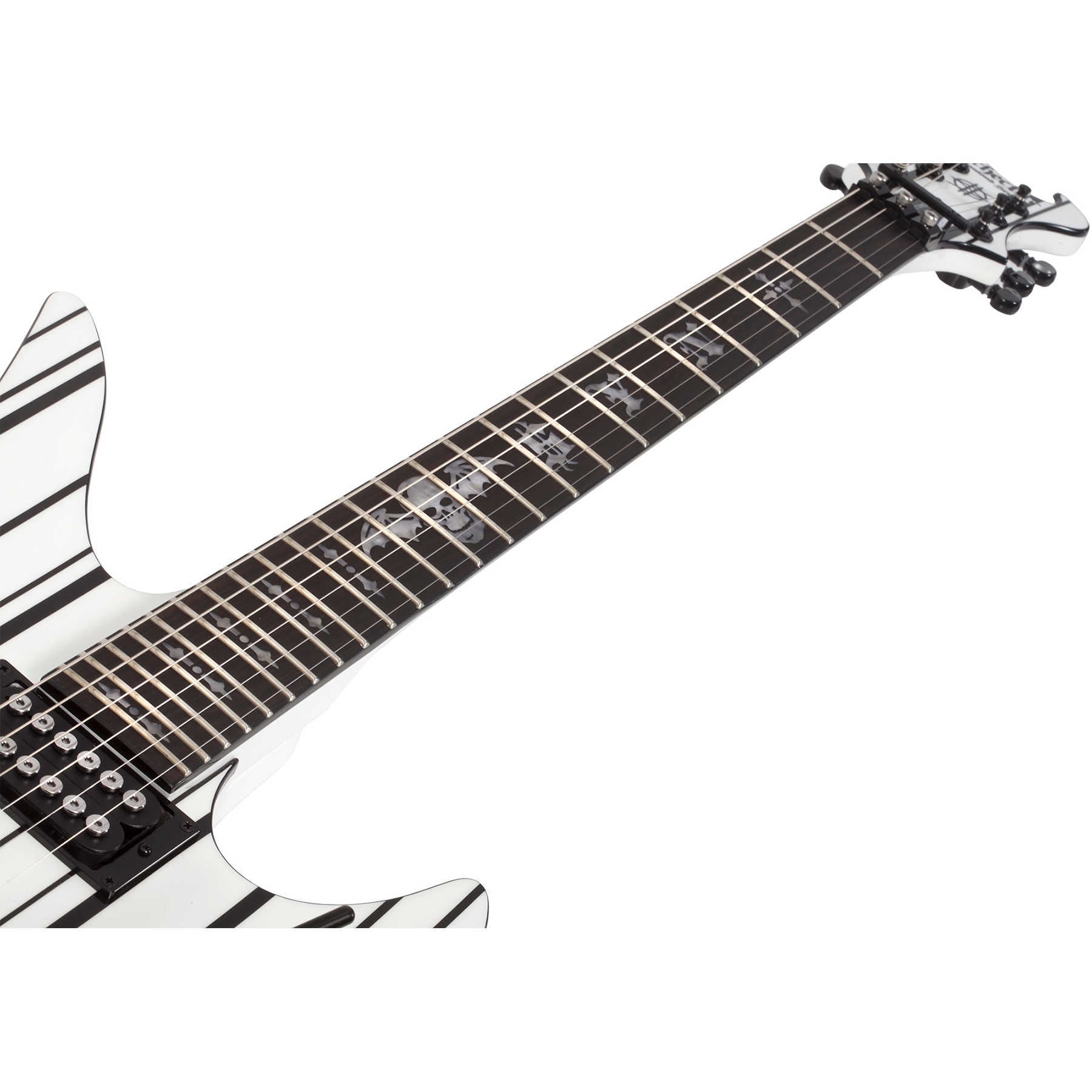 Schecter Synyster Standard Elektro Gitar (White w/Black Pinstripes ...