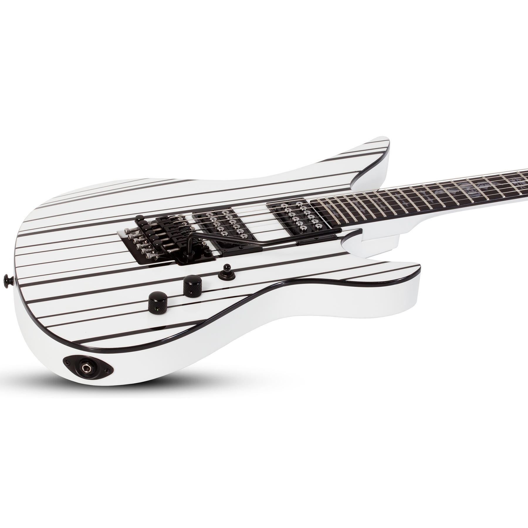 Schecter Synyster Standard Elektro Gitar (White w/Black Pinstripes ...