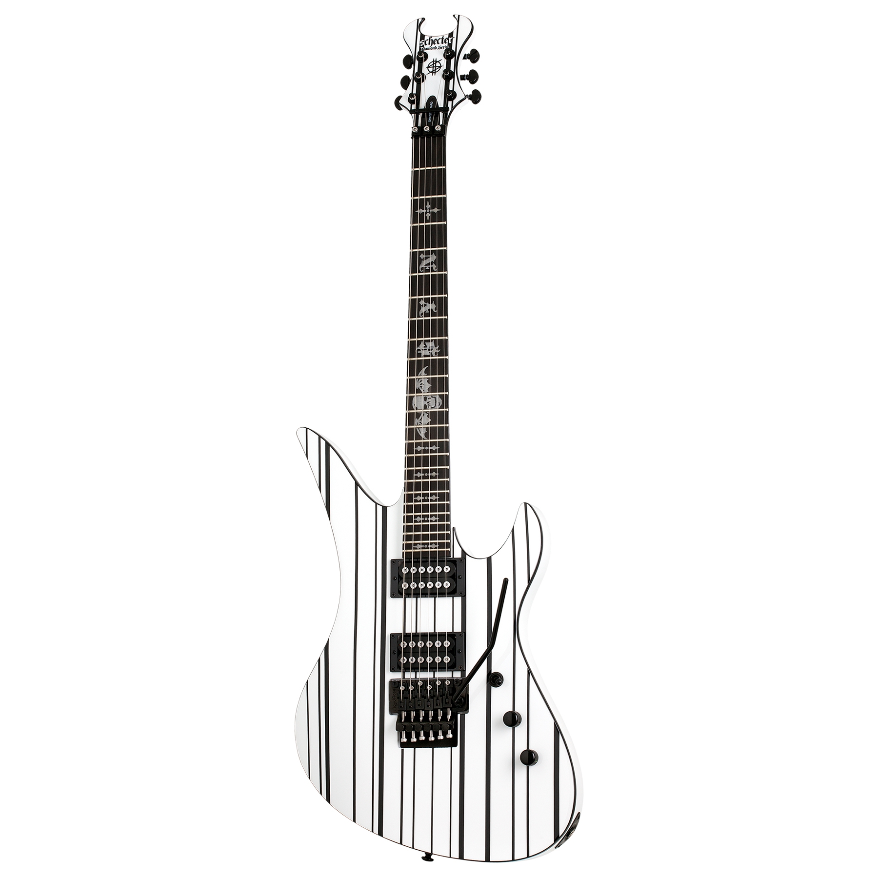 Schecter Synyster Standard Elektro Gitar (White w/Black Pinstripes ...